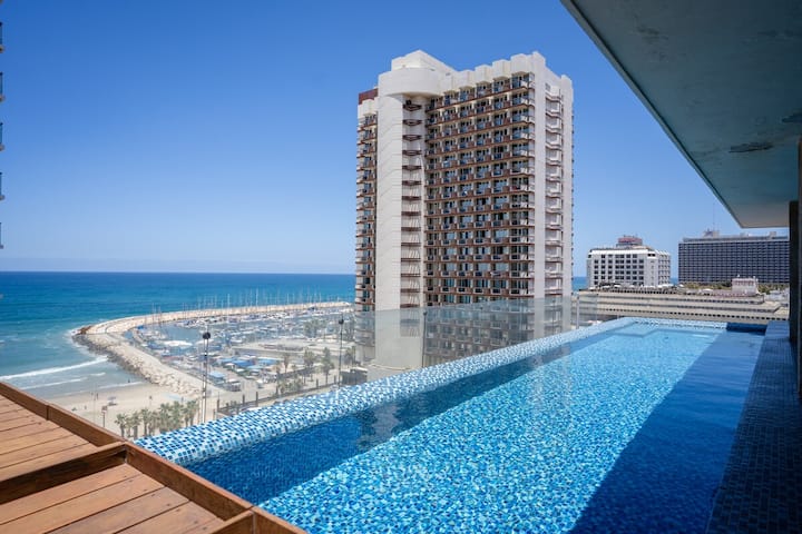 Hayarkon Private Pool - Sea View - Tel Aviv