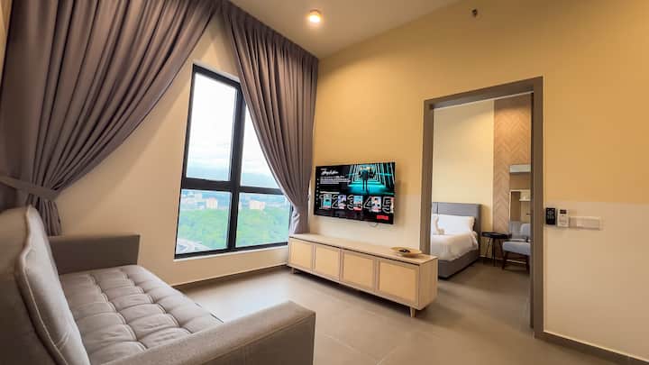 Mossaz Skypool 5mins To 1u 2room@empire City14 - 프탈링자야