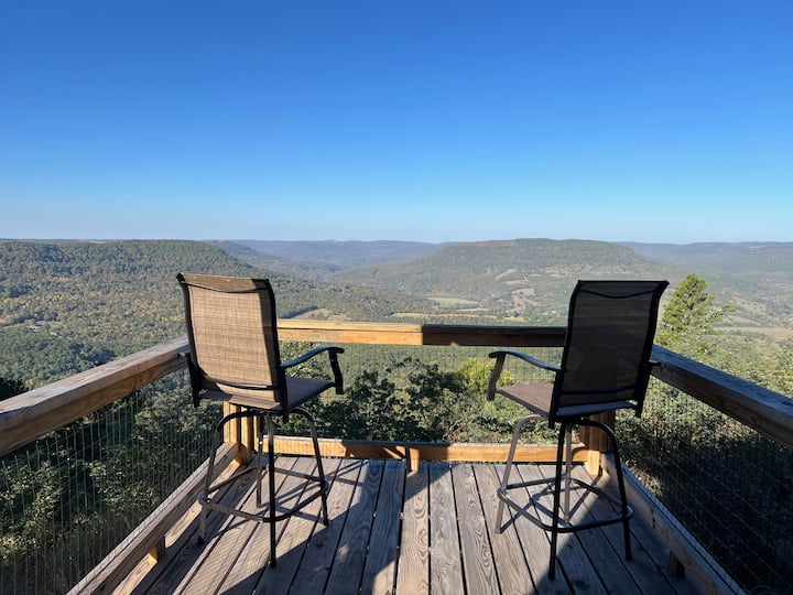 Fawn Ridge - Million Dollar Ozark Views! - Jasper, AR