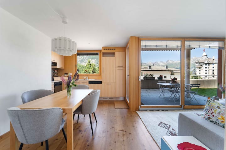 Modern 2bedrooms Apartment With Garden And Parking - Samaden