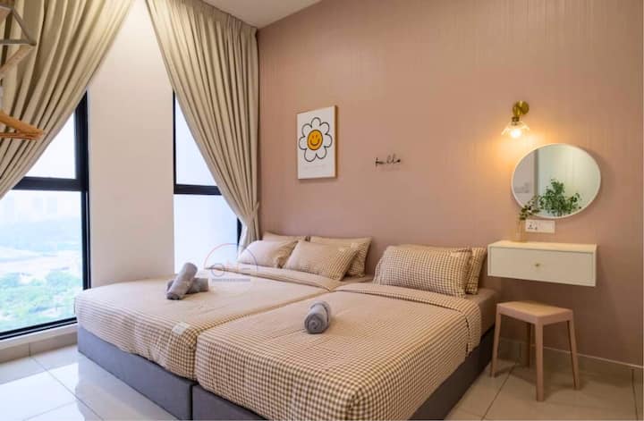 2 Pax - 6 Pax Kl Trx 2r1b Short Term Rental 2房1卫短租 - Kuala Lumpur