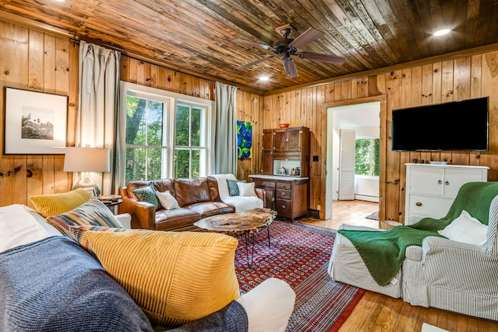 Resilience Road Cabin: Pet Friendly, Walk Downtown - Saluda, NC