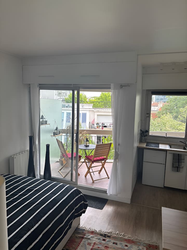 Appartement Lumineux + Terrasse - ibis Styles Paris Tolbiac Bibliotheque