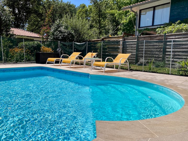 Villa 4* Avec Piscine Jusqu'à 9 Pers. - Seignosse