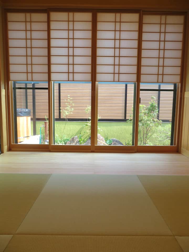 プライベートサウナ付き家屋
日本庭園を眺めながらゆったりと。 - Kumamoto
