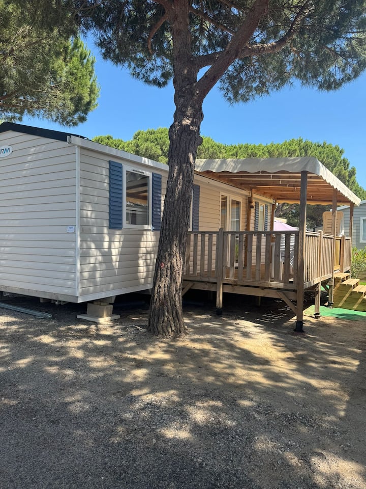 Mobilhome Face Mer / Camping 4* - Canet-en-Roussillon