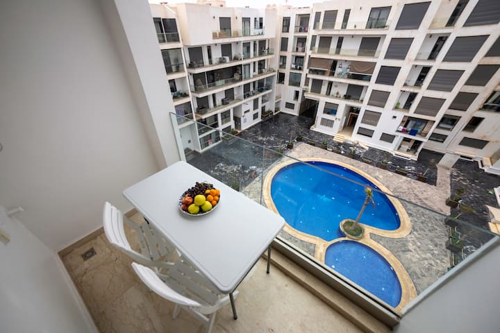 Elegant App In Agadir Bay, 20 Min From Stadium. - Agadir