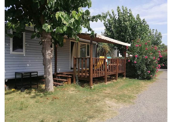 Mobil-home (Clim, Tv) Camping Argelès-sur-mer 4* - Argelès-sur-Mer