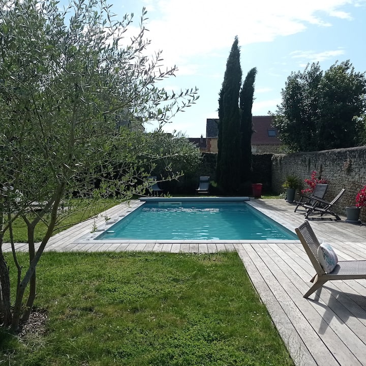 Manoir La Bergeronnerie Long We, Vacances, 10 Pers - 엉부와스