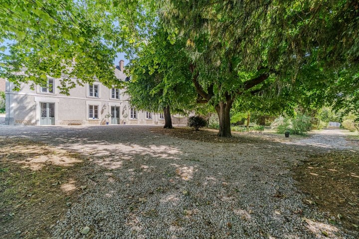 Manoir La Bergeronnerie Long We, Vacances, 10 Pers - Amboise