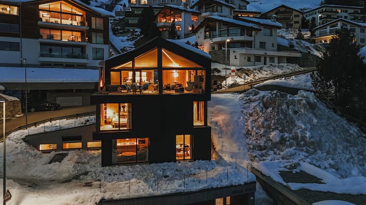 (Villa Volt) 4 Suites Pool Spa Gym - Saint Moritz