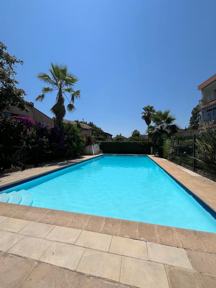 3 Pièces Avec Piscine à 5mn à Pied De La Plage - Mandelieu-la-Napoule