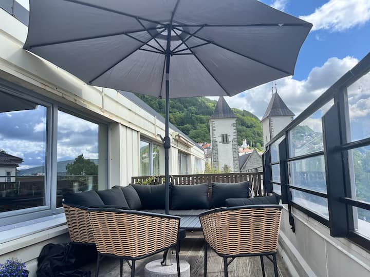 Moderne 3-roms Toppleilighet - Bergen