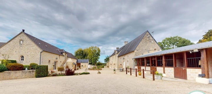Ancienne Ferme Rénovée à La Campagne, Proche Mer - Bayeux