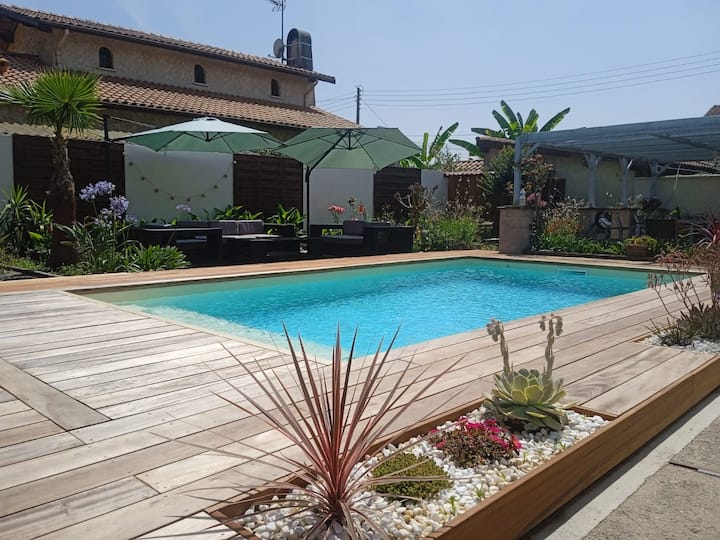 Villa 6 Personnes Piscine Privative Classée 4* - Arcachon