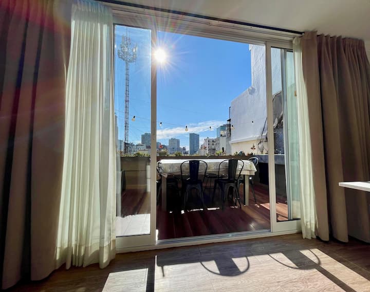 Terraza Y Sol En Pleno Recoleta - Buenos Aires