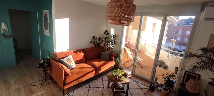 Charmant T3 Rénové - Calme - Quartier Bonnefoy - Aucamville