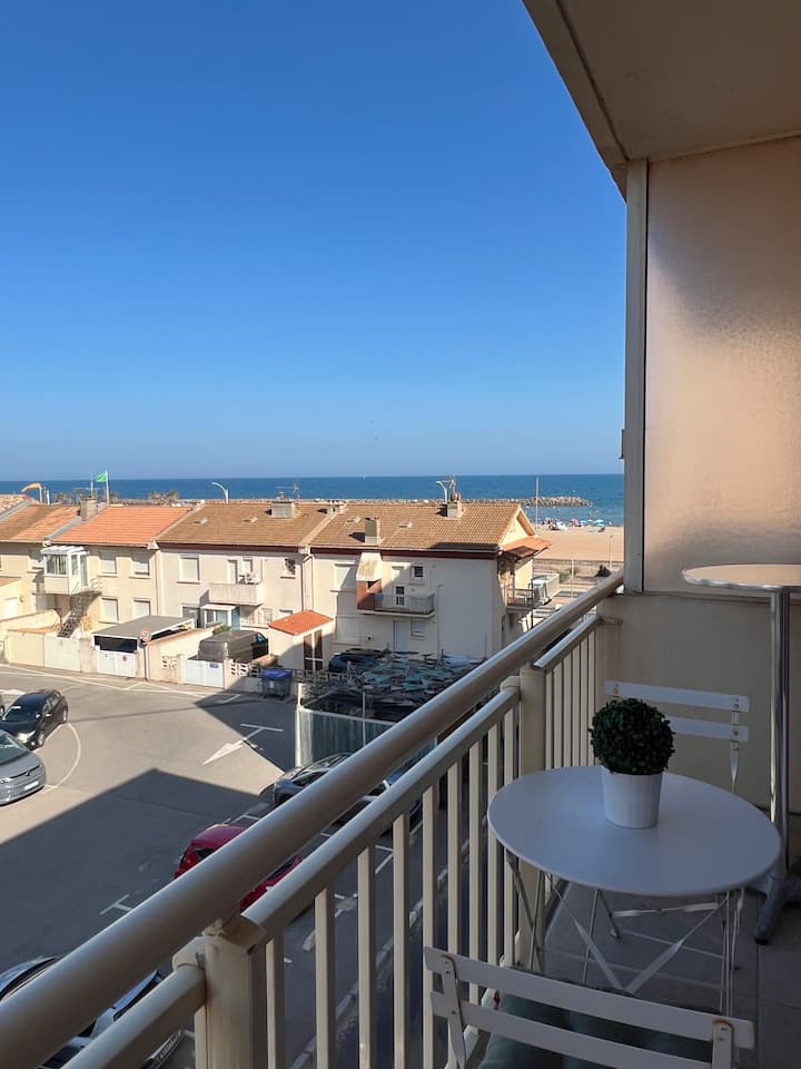 Studio Lumineux à 50m De La Mer - Valras-Plage