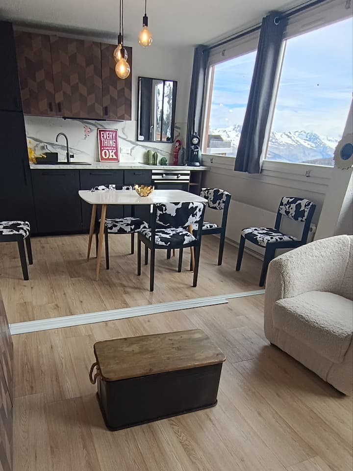 Grand Studio Vue Mont Blanc - Mâcot-la-Plagne