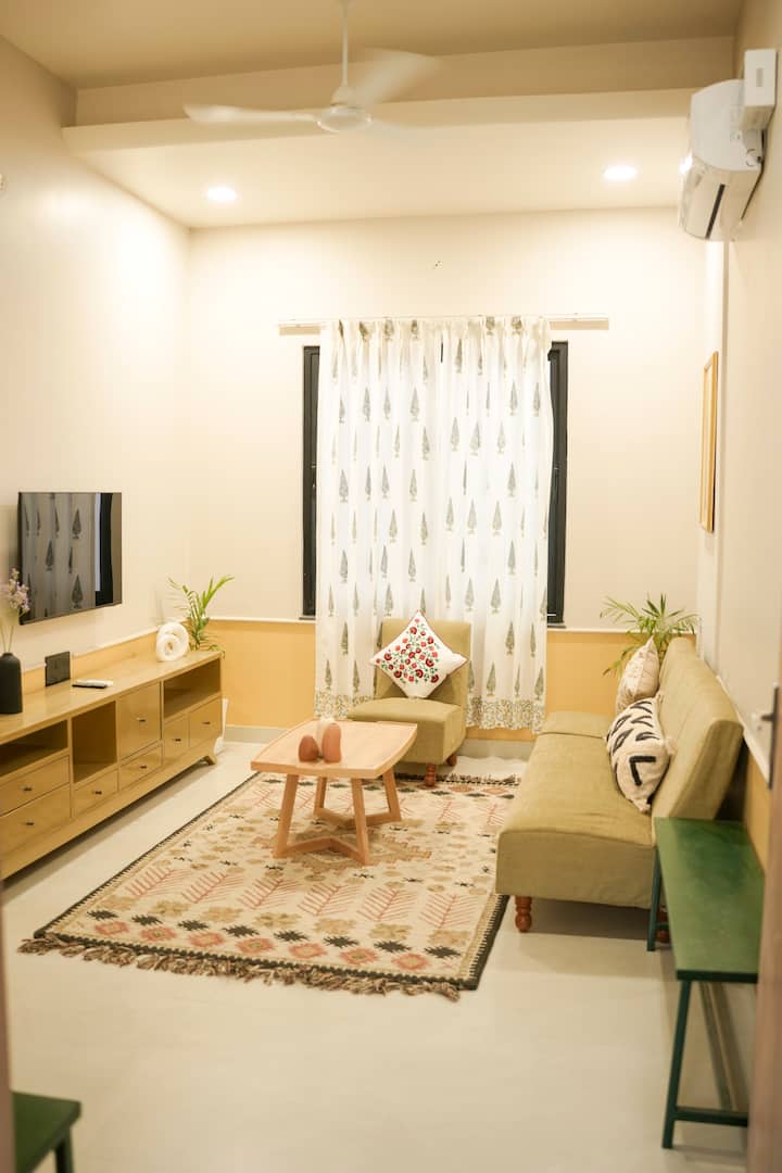 Olive Nest 101 | 2bhk With Wi-fi & Parking - Jaipur