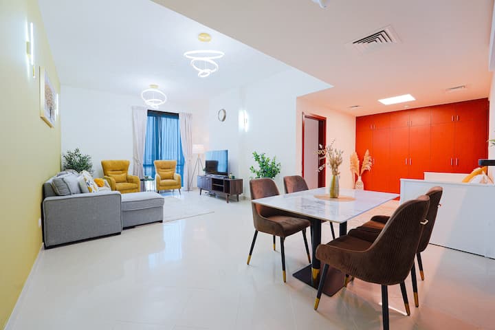 Spacious 1bhk With Balcony | Pool | Gym | Parking - Dubai