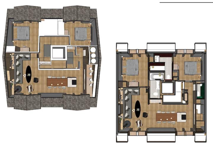 Appart Centre Courchevel 1850 4 Pers - 4e éTage - Courchevel