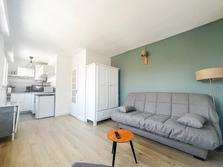 Studio Centre-ville, Plage à 3 Min à Pied - Le Touquet-Paris-Plage