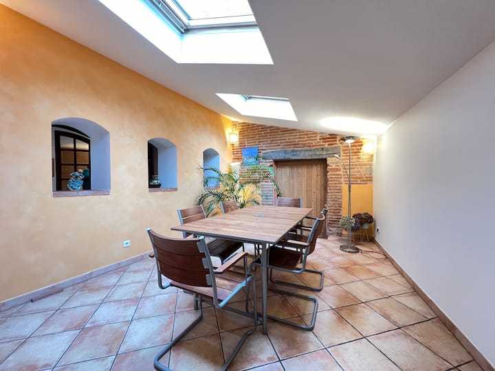 La Douceur - 8p - Maison Familiale Proche Piscine - Toulouse-Blagnac Airport (TLS)