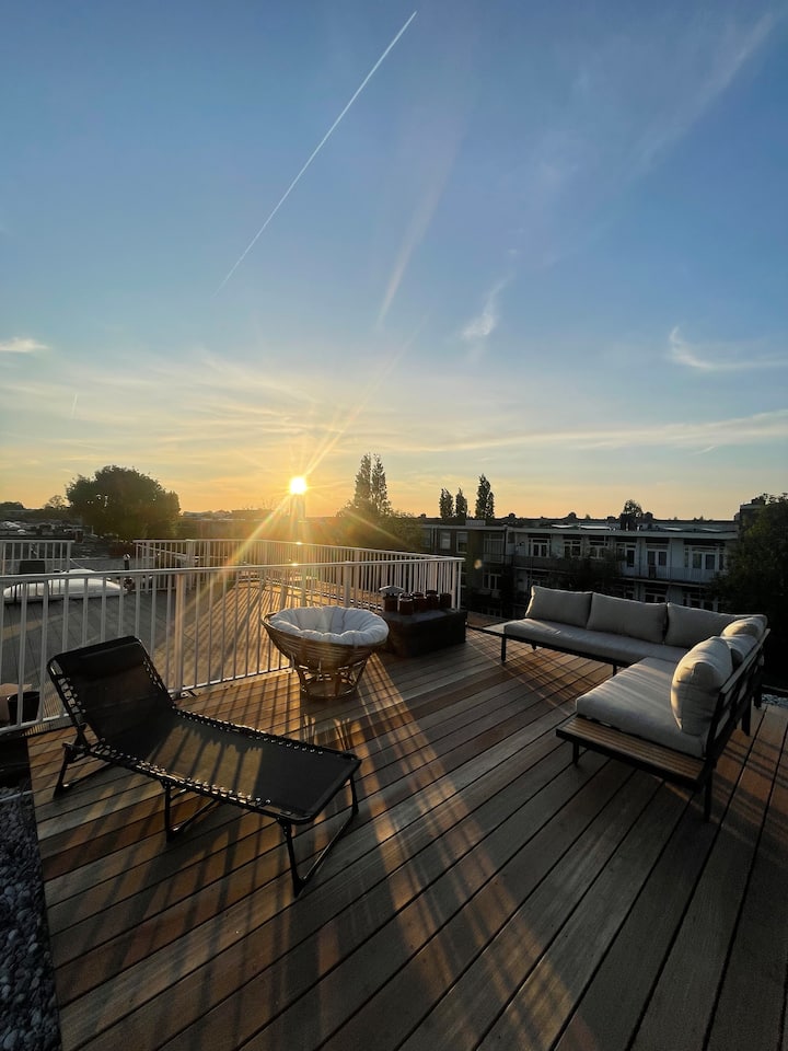 Sunny Apartment With Rooftop - Amsterdam