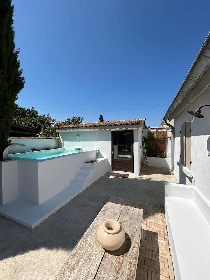 Maison/clim/wifi/jacuzzi/piscine - Les Baux-de-Provence