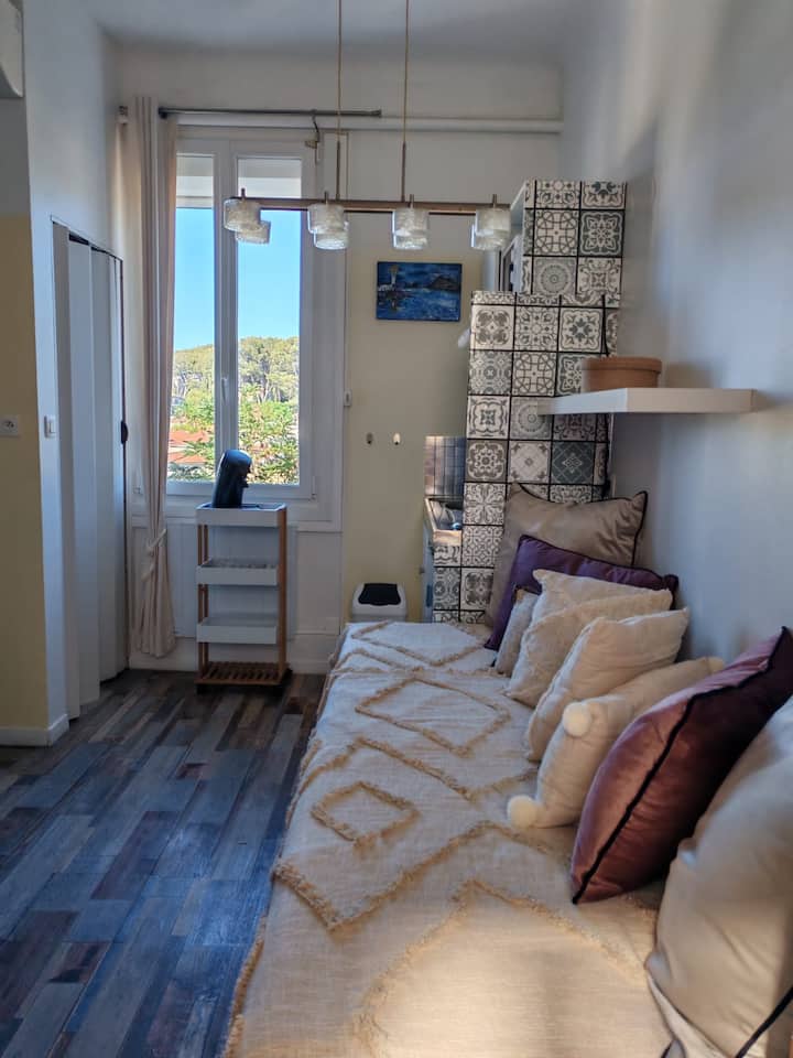 Studio St Elme Climatisé Les Pieds Dans L’eau - La Seyne-sur-Mer