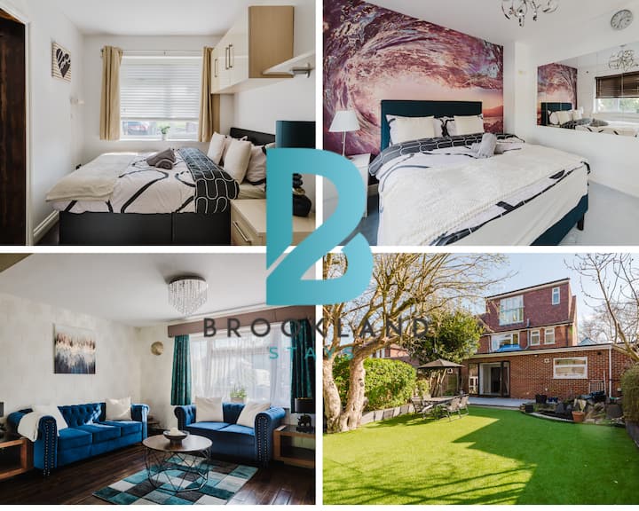 Deluxe 5 Br House | Parking, Wi-fi, Kitchen - Slough