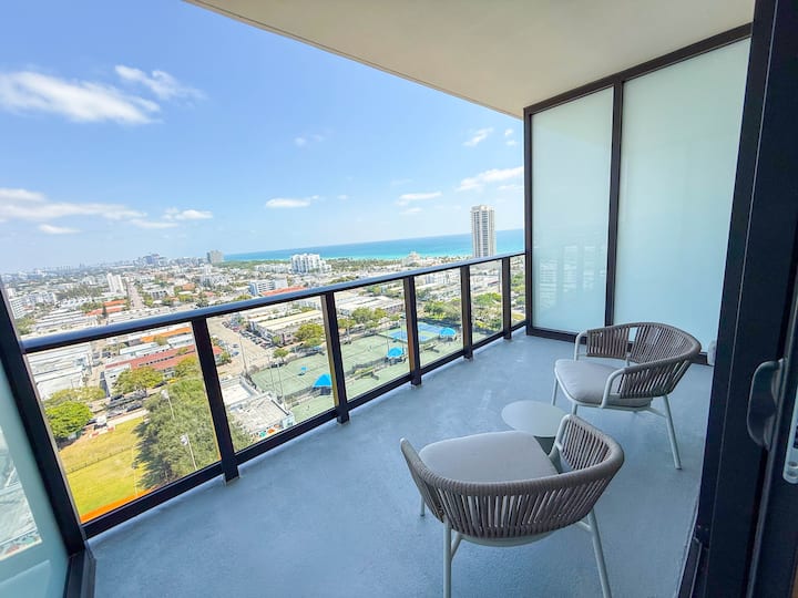 Luxury View-walk To Beach! - Miami Beach