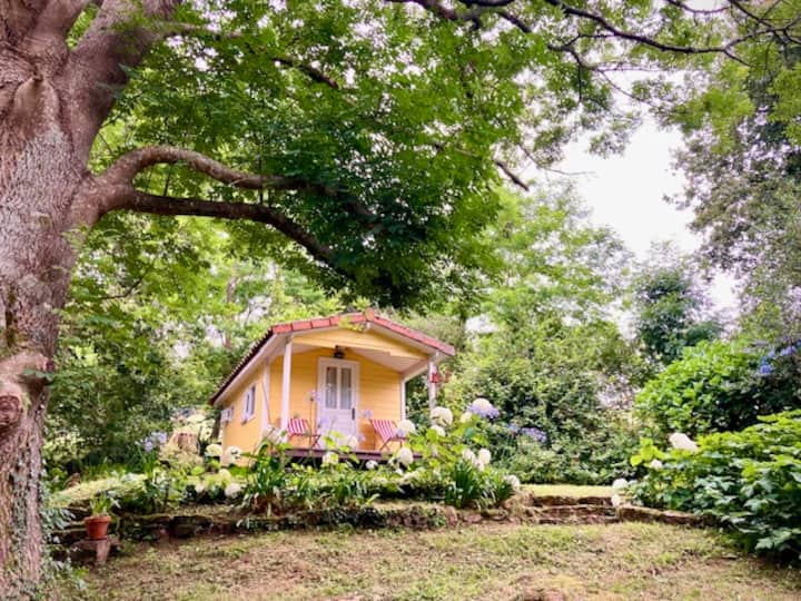 Cabaña En El Bosque Jardín - Solares