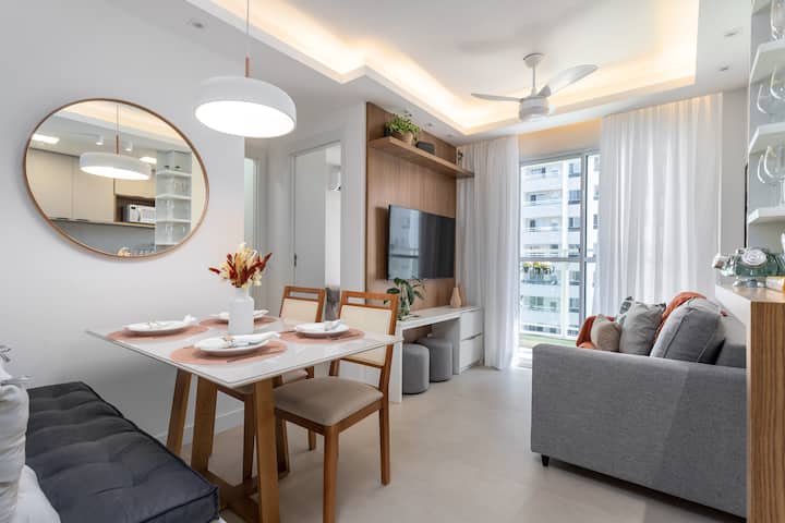 Conforto No Rio: 2q, 1 Suite, Ar E Piscina - Glória