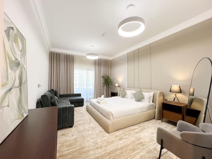 Relaxing 1br, Fairmont North Palm, Beach Access - Dubai