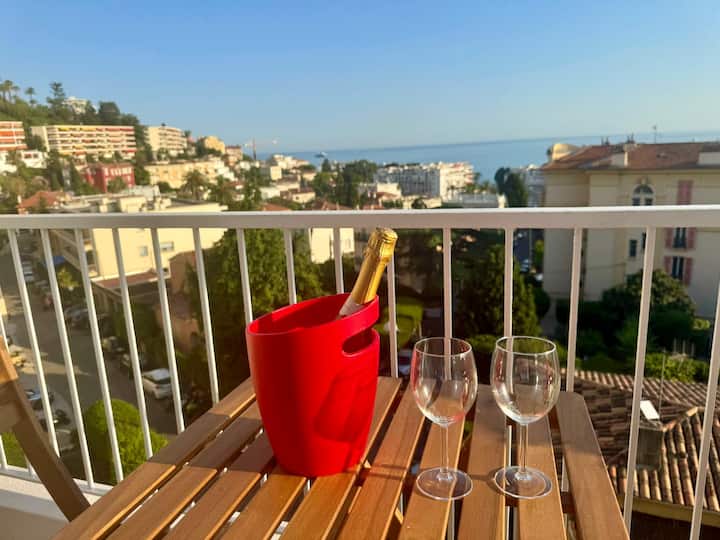 Appartement Vue Mer, Parc Privé - Nizza