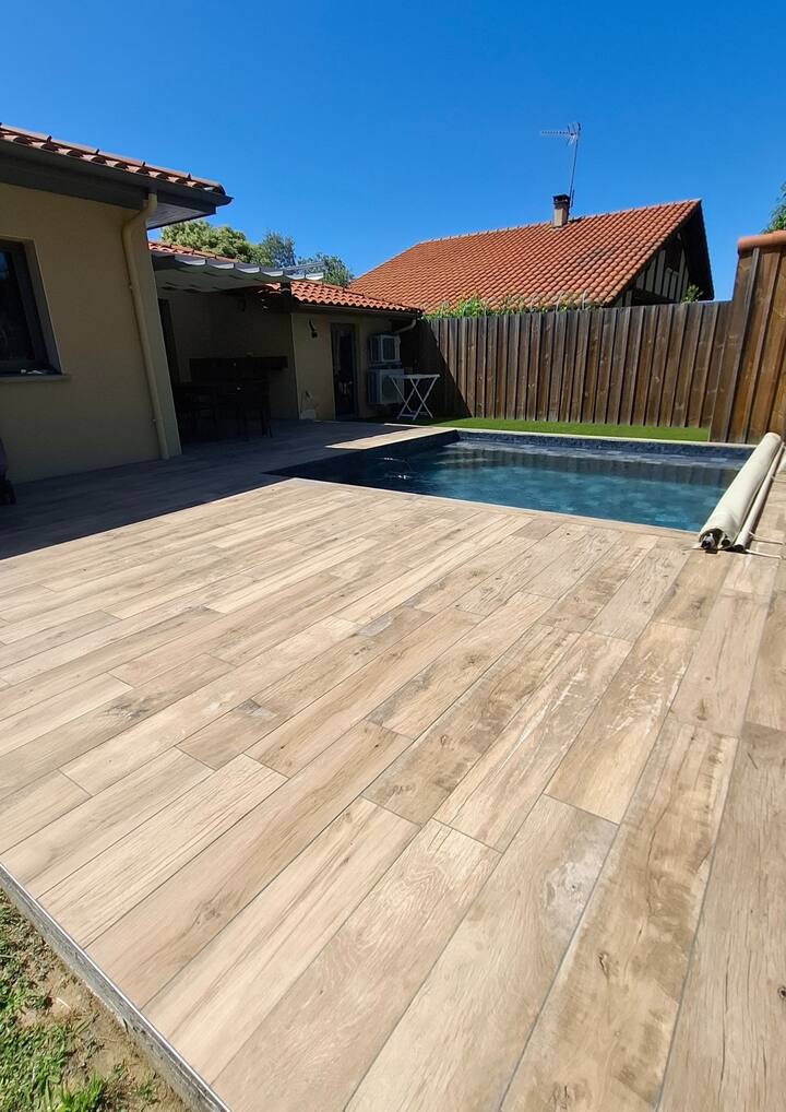 Maison – Piscine, Calme & Forêt - Soustons