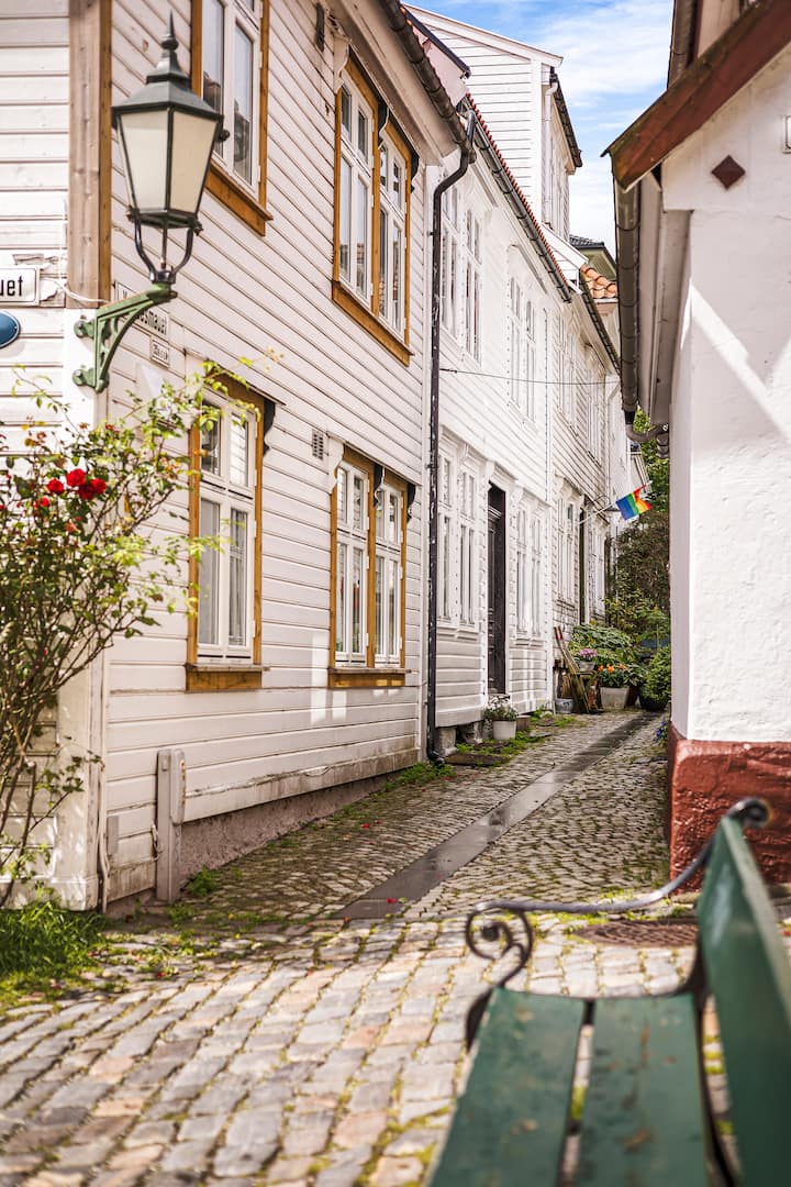 Bergen Gem In Historic Street | 24/7 Check-in - Bergen