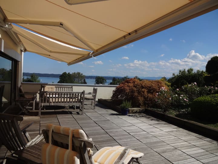 Dachterassen Ferienwohnung - Bernried am Starnberger See