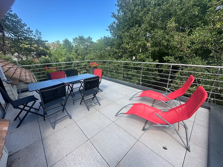 Grand Appartement Avec Terrasse - Stella Plage
