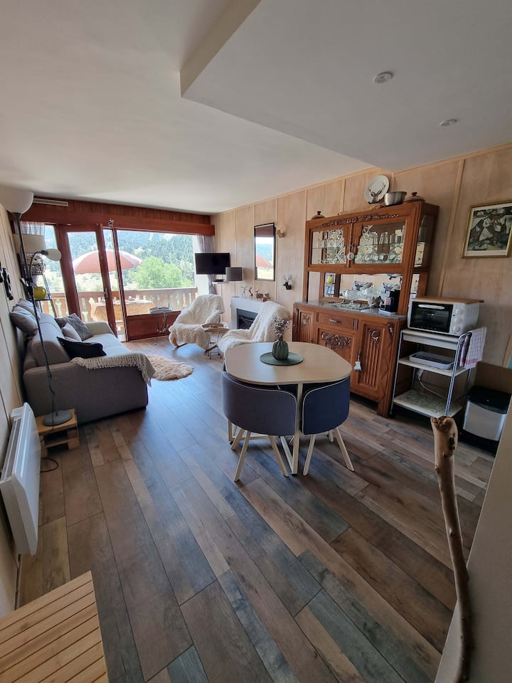 Cosy, Moderne Studio, Balcon Pour 2 Pers. - Gréolières les Neiges
