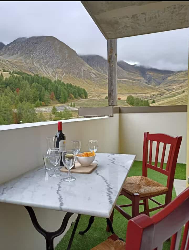 Véritable 2 Pièces, Vue Montagne - Allos