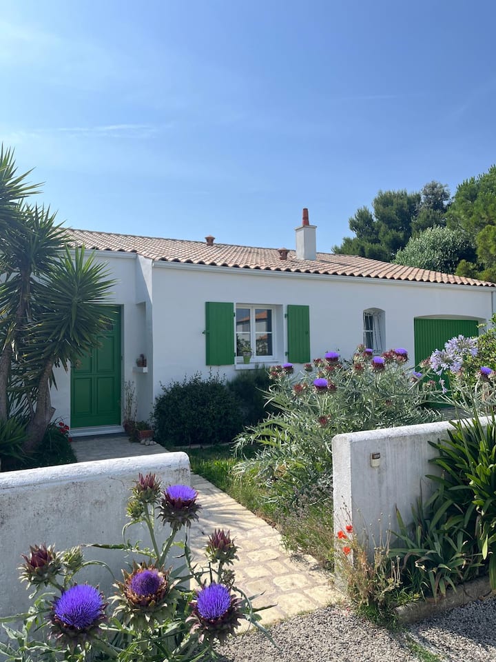 Maison Arborée Style Ré, 50m De La Mer - Angoulins