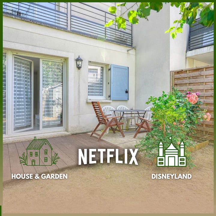 Flat With Garden At 9min Of Disney | Parking Free - Disneyland Paris