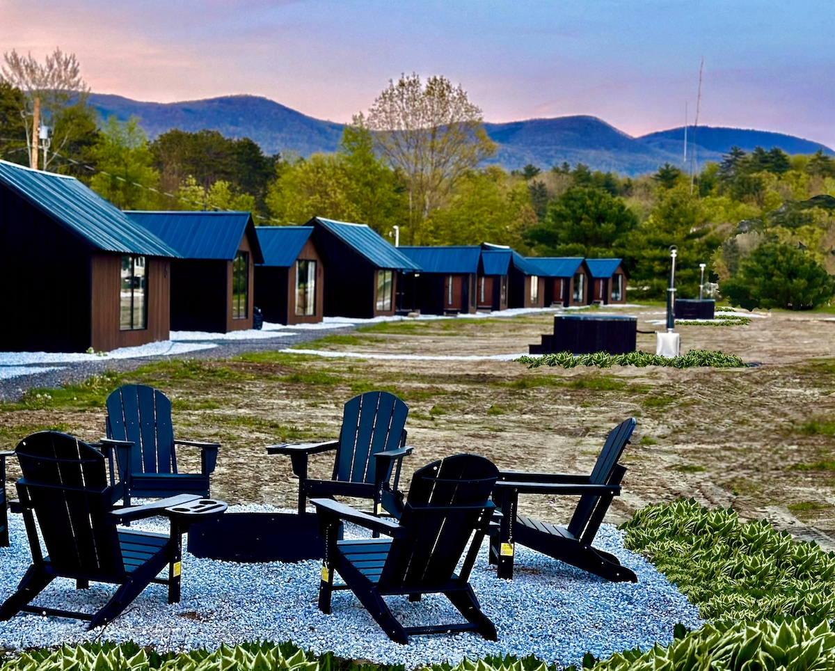 Cabane de luxe, sauna public et bains à remous - Cabanes à louer à ...