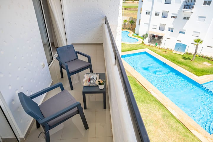 Vue Mer & Piscine • Asilah - Asilah
