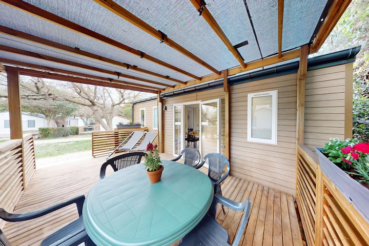 Mobil-home Premium 3 Chambres + Clim + Piscine - Bouches-du-Rhône