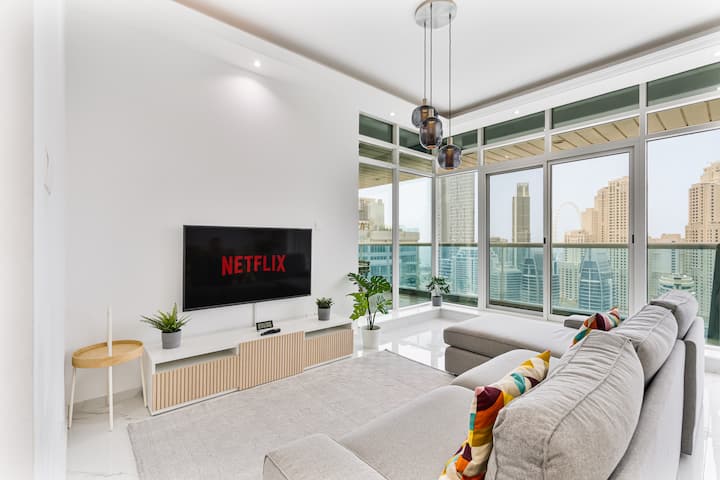 2br W/ Marina Views | Near Jbr Beach & Dubai Eye - Dubai Marina