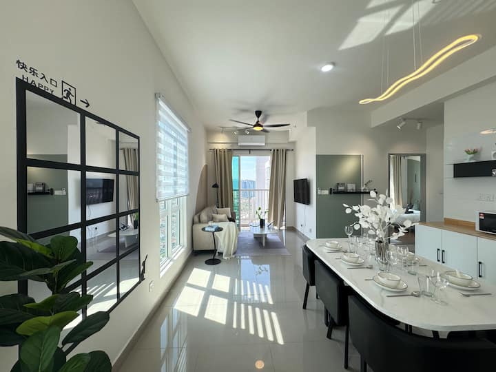 1-6pax 3br Family 1u Balcony High Floor Corner - Petaling Jaya